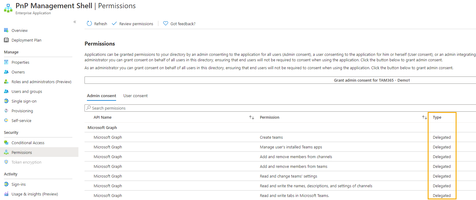 Zugriff für PnP PowerShell einrichten | Topedia Blog