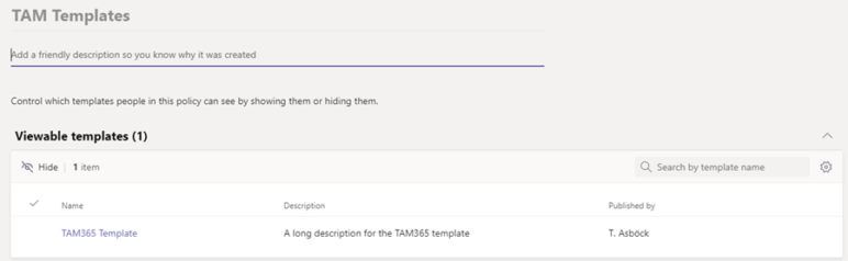 Template Policies für Team Vorlagen | Topedia Blog