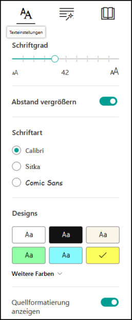 Immersive Reader für SharePoint Seiten | Topedia Blog