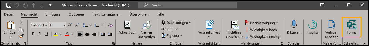 Microsoft Forms In Outlook Und PowerPoint Aktivieren Microsoft Forms In Outlook Und PowerPoint Aktivieren