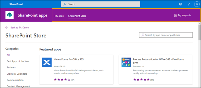 SharePoint App Store modernisiert | Topedia Blog