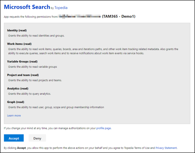 Azure DevOps mit Microsoft Search durchsuchen | Topedia Blog