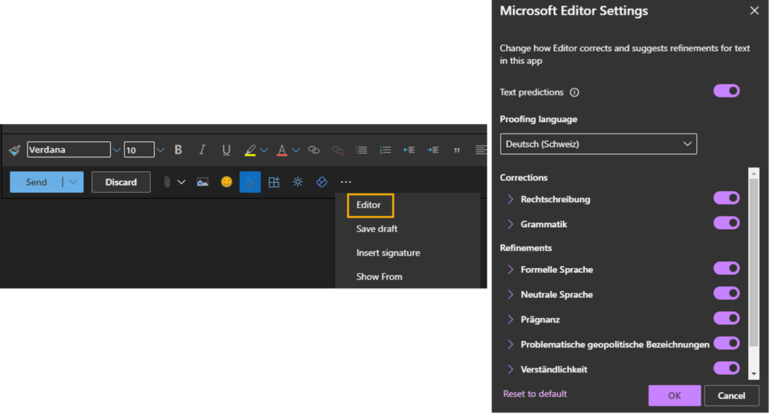 Microsoft Editor als Schreibassistent | Topedia Blog