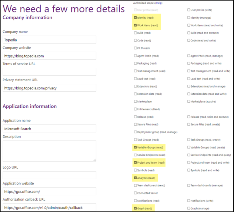 Azure DevOps mit Microsoft Search durchsuchen | Topedia Blog