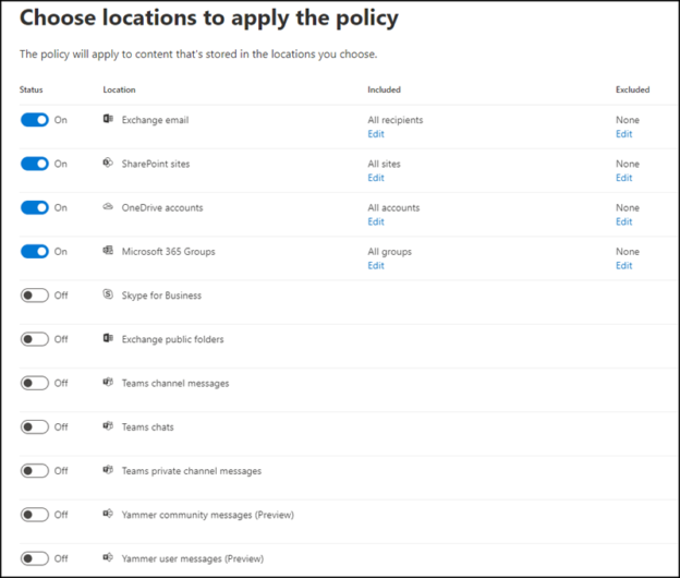 Adaptive Scopes für Microsoft Information Governance | Topedia Blog