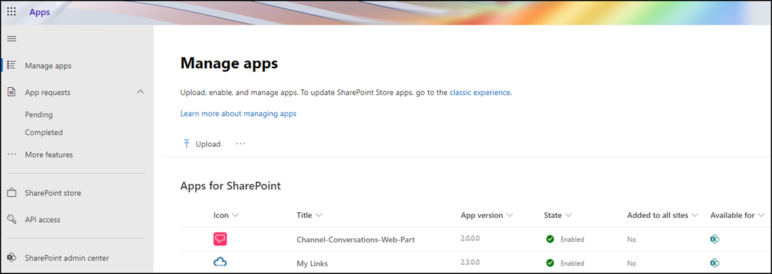 Neues SharePoint App Management | Topedia Blog
