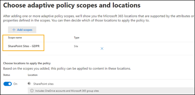 Adaptive Scopes mit SharePoint Custom Attributes
