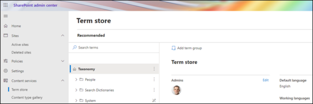 Abkündigung vom Classic SharePoint Term Store in SharePoint Online ...