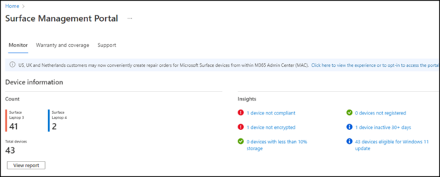 Support für Surface Geräte im Surface Management Portal | Topedia Blog