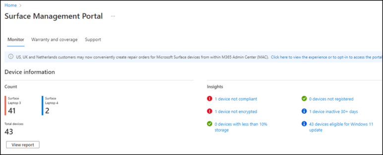 Support für Surface Geräte im Surface Management Portal | Topedia Blog