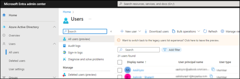 Neues Azure AD Admin Center | Topedia Blog