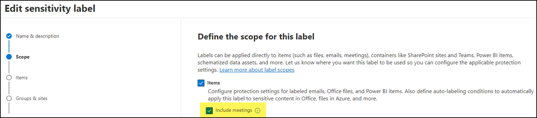 Sensitivity Labels unterstützen Besprechungen in Outlook und Teams ...