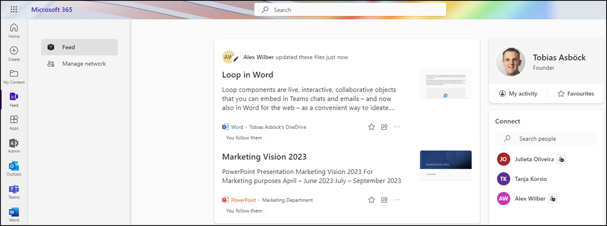 Neuer Microsoft Feed | Topedia Blog