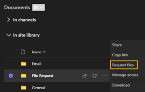 Dateien anfordern in SharePoint Dokumentenablage | Topedia Blog
