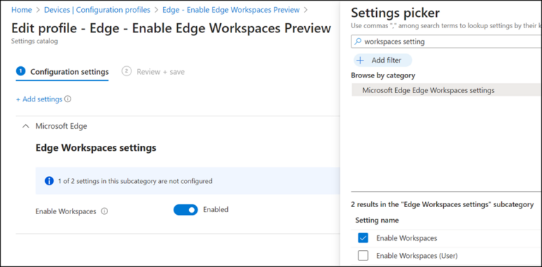 Public Preview von Microsoft Edge Workspaces | Topedia Blog