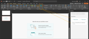 Microsoft Forms in PowerPoint | Topedia Blog