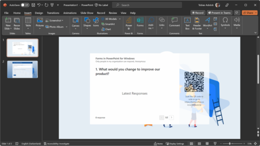 Microsoft Forms in PowerPoint | Topedia Blog