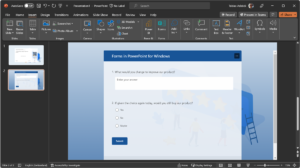 Microsoft Forms in PowerPoint | Topedia Blog