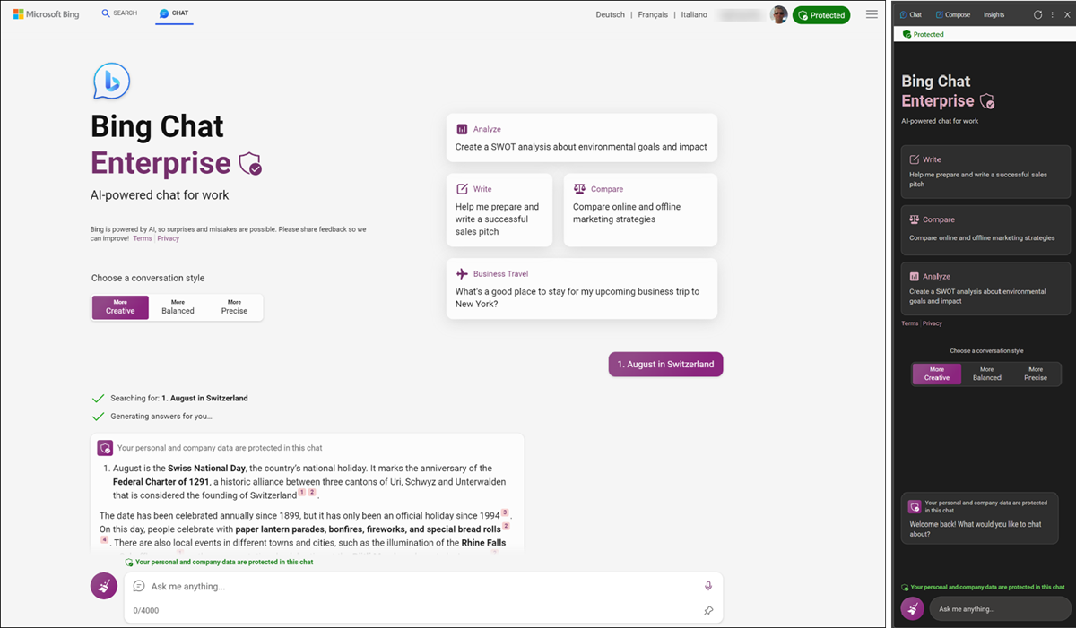 Bing Chat Enterprise (Preview) | Topedia Blog