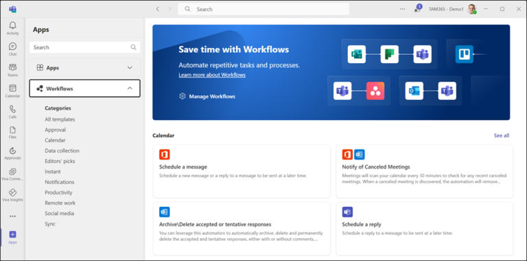 Neue Workflows App in Teams | Topedia Blog