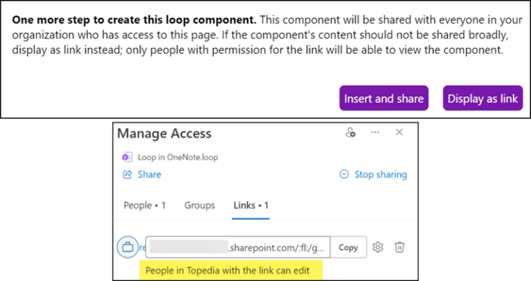 Loop Komponenten in OneNote | Topedia Blog