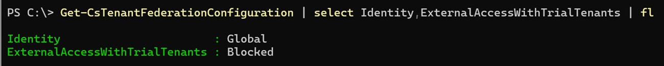 Neue Teams Federation Konfiguration für die Kommunikation mit externen ...