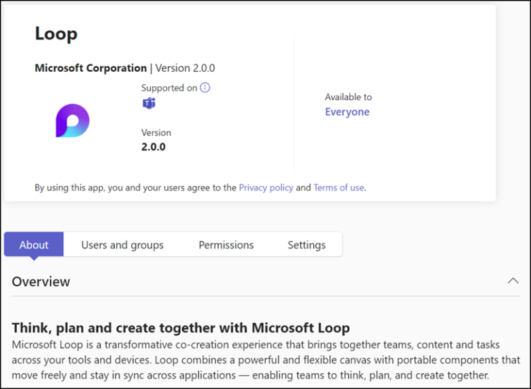 Loop App für Microsoft Teams | Topedia Blog