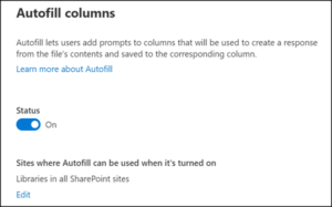 Autofill Columns in SharePoint (mit SharePoint Premium) | Topedia Blog
