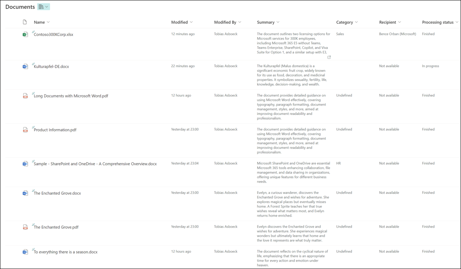 Autofill Columns in SharePoint (mit SharePoint Premium) | Topedia Blog