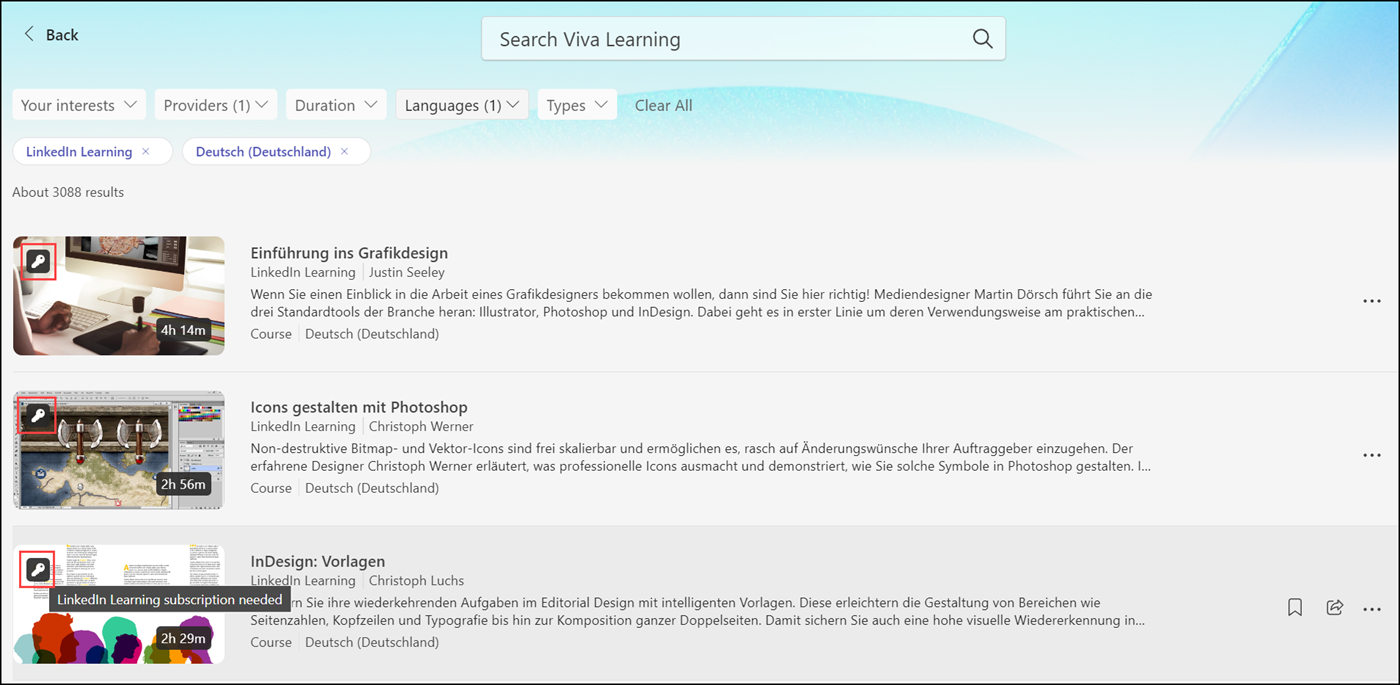 Inhalte aus LinkedIn Learning Premium in Viva Learning deaktivieren | Topedia Blog